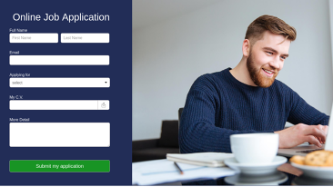 Human Resources templates | Application Form | Online Job Application form