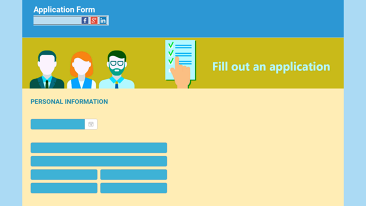 Human Resources templates | Application Form | Job Application Form 1