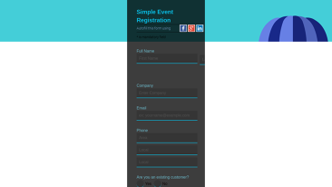 Non Profit templates | Event Registration Form | Simple Event ...